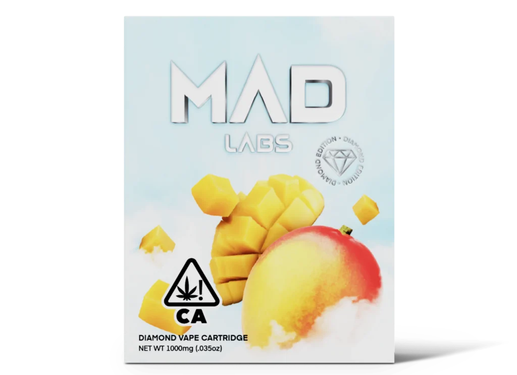 Mad Labs Mango Sunrise Sativa Cartridge 1g - Mad Labs Store
