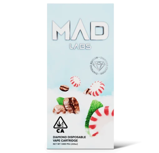 Mad Labs Diamond Disposable – Peppermint Mocha (1000MG)